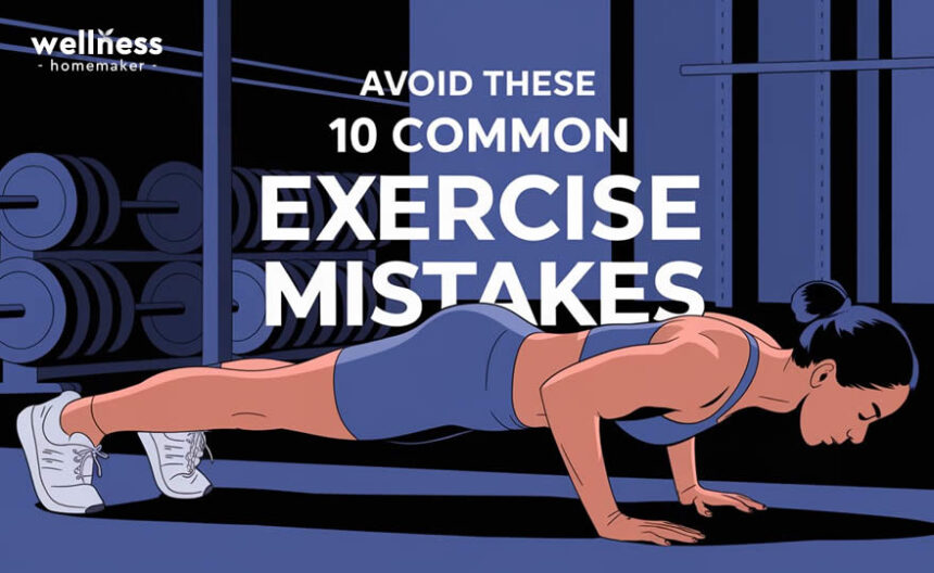 Avoid These 10 Common Exercise Mistakes - Wellness Homemaker
